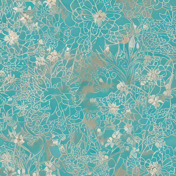 Download Teal Floral Pattern Background Patterns Online - Creative Fabrica