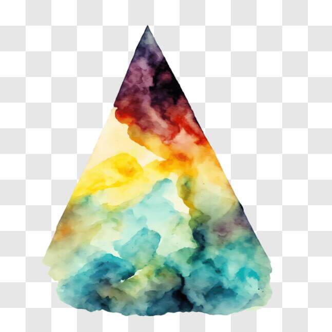 Download Colorful Watercolor Triangle PNGs Online - Creative Fabrica