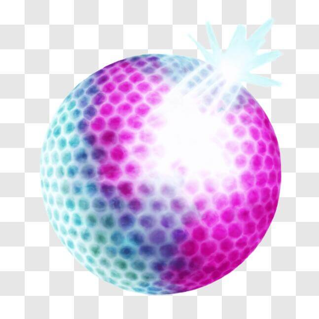Download Colorful Golf Ball Art Piece PNGs Online - Creative Fabrica