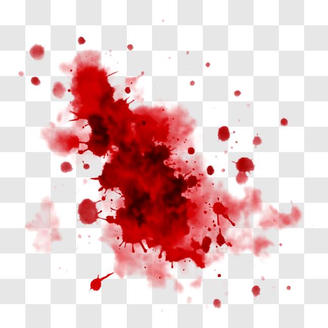Download Red Blood Splatter on Black Background PNGs Online - Creative ...