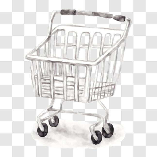 Download Watercolor Shopping Cart PNGs Online - Creative Fabrica