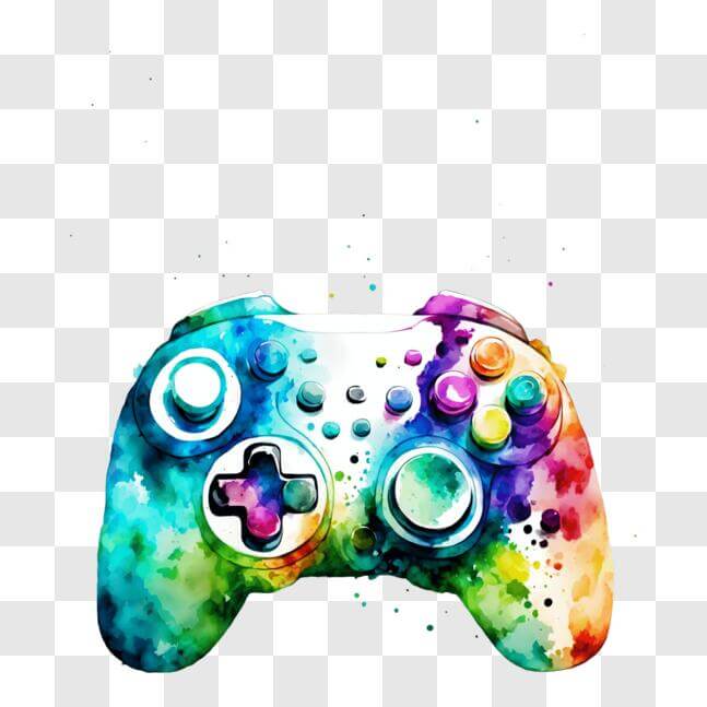 Download Colorful Video Game Controller PNGs Online - Creative Fabrica