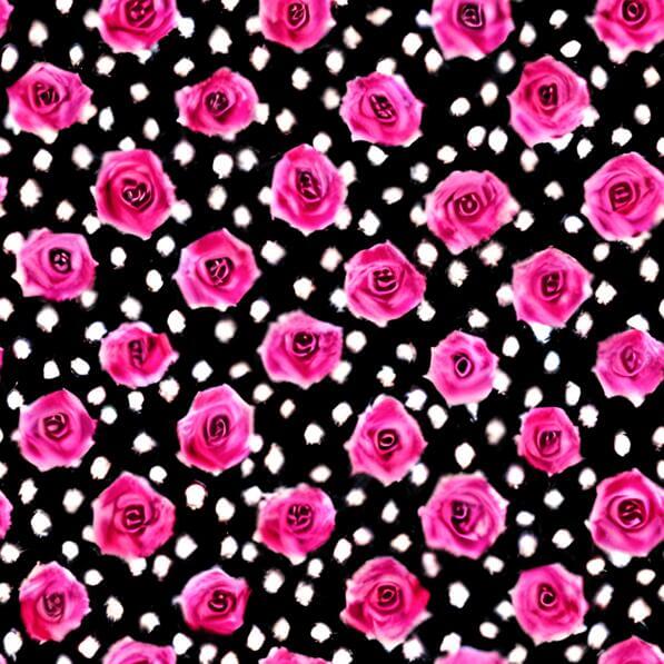 Download Pink Roses Pattern on Black Background Patterns Online ...