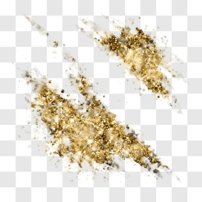 Download Gold Glitter Splatters on Black Background PNGs Online ...