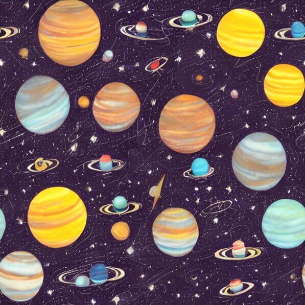 Download Colorful Solar System Pattern Background Patterns Online ...