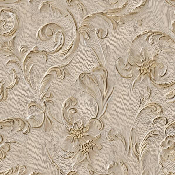 Download Beige Floral Wallpaper with Intricate Patterns Patterns Online ...