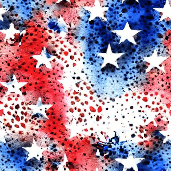 Download Red, White, and Blue Patriotic Pattern with Stars Background ...