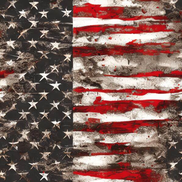 Download American Flag with Grungy Texture Patterns Online - Creative ...