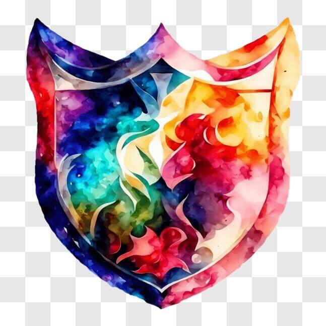 Download Colorful Pokémon Shield with Dragons PNGs Online - Creative ...