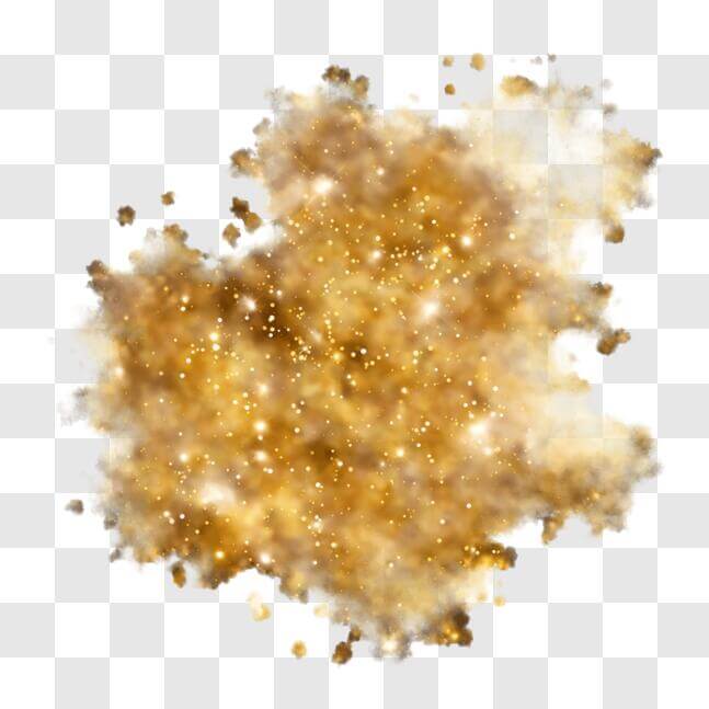 Download Gold Dust Splatter Abstract Background PNGs Online - Creative ...