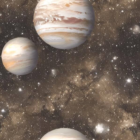 Download Starry Sky with Three Unique Planets Patterns Online ...