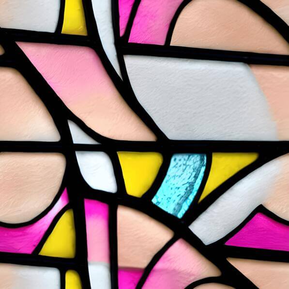 Download Colorful Stained Glass Window Art | Abstract Design Patterns ...