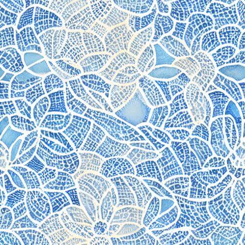 Download Abstract Blue and White Lace Pattern with Gold Details ...