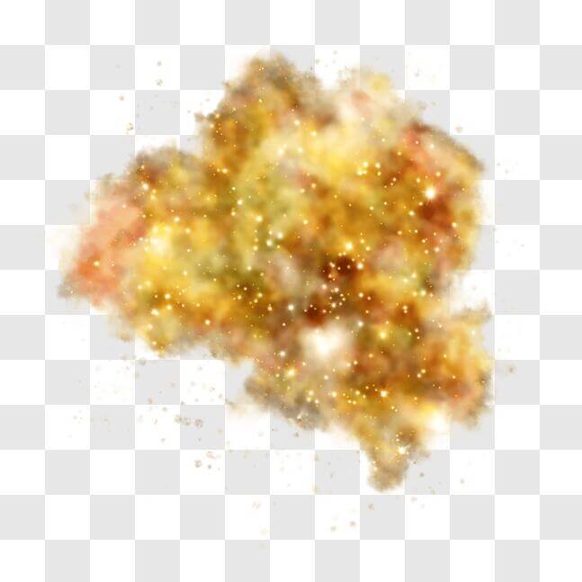 Download Yellow and Gold Paint Splash Abstract Art PNGs Online ...