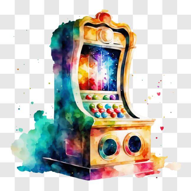 Download Colorful Arcade Machine for Gaming PNGs Online - Creative Fabrica