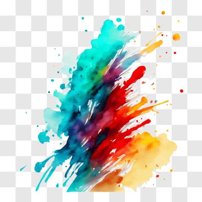 Download Abstract Colorful Paint Splatter Background PNGs Online ...