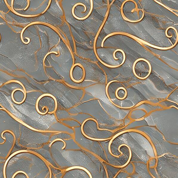Download Gold and Silver Swirls Seamless Pattern Patterns Online ...