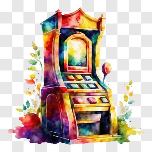 Download Colorful Slot Machine for Casino Industry PNGs Online ...