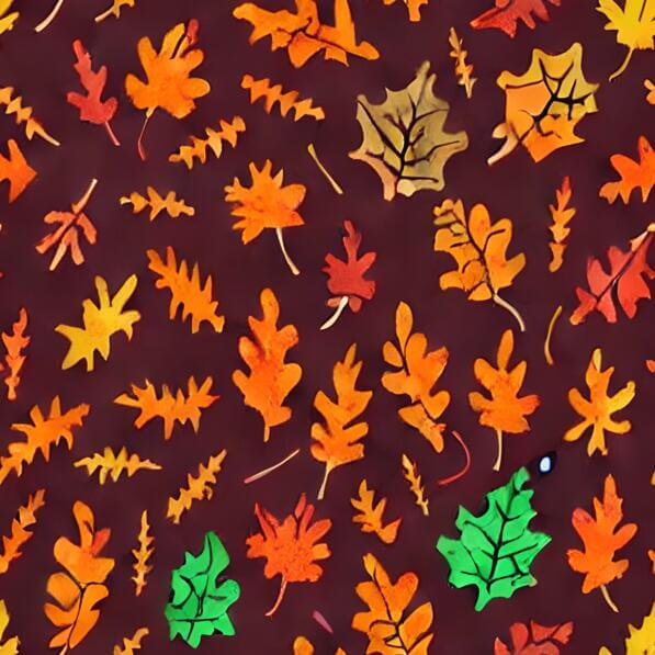 Download Autumn Leaves Seamless Pattern Patterns Online - Creative Fabrica