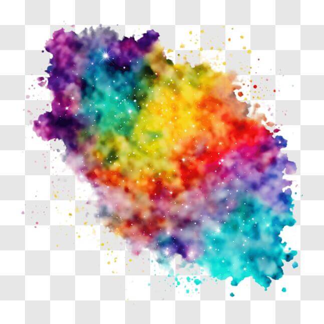 Download Color Splash Abstract Design Element PNGs Online - Creative ...