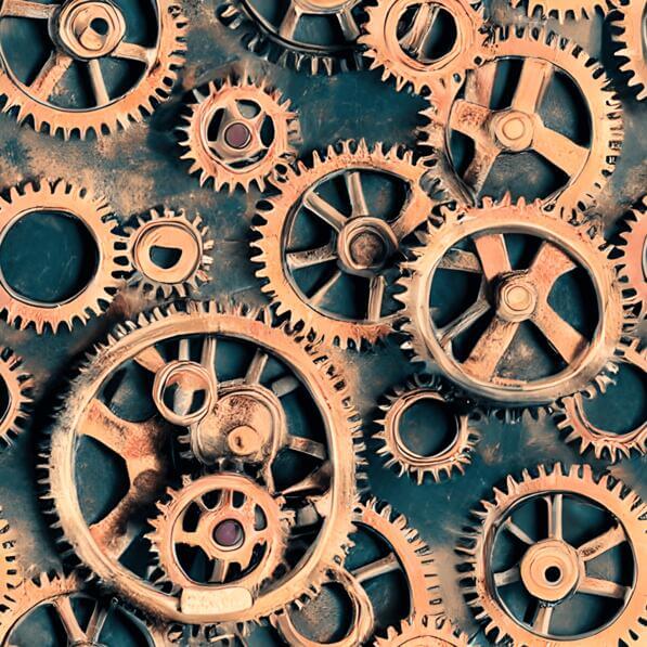 Download Industrial Gears and Cogs Patterns Online - Creative Fabrica