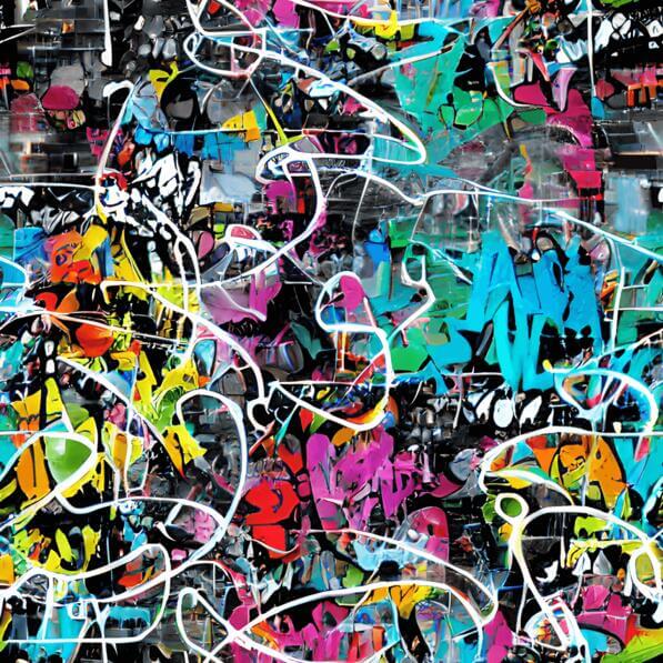 Download Colorful Graffiti Wall with Various Designs Patterns Online ...