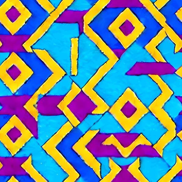 Download Colorful Geometric Pattern with Diamonds Patterns Online ...