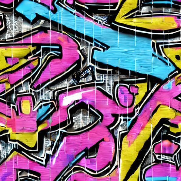 Download Colorful Graffiti Wall with Various Designs and Colors ...