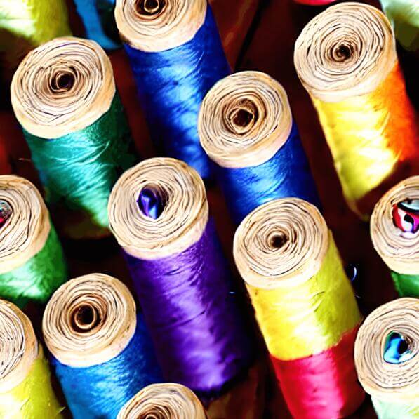 Download Colorful Spools of Thread and Beads for Jewelry Making ...