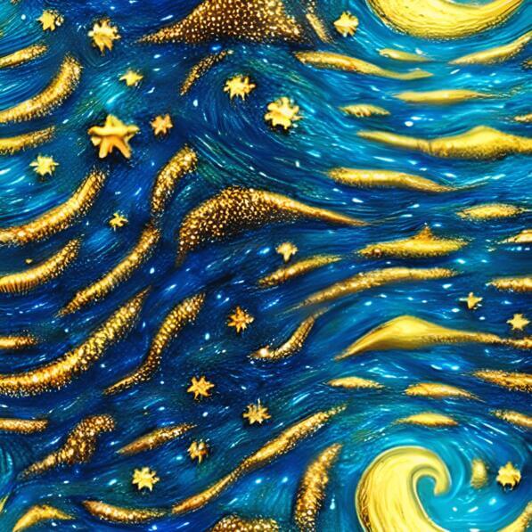 Download The Starry Night - Abstract Painting Patterns Online ...