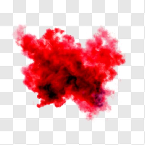 Download Abstract Red Smoke Cloud on Black Background PNGs Online ...