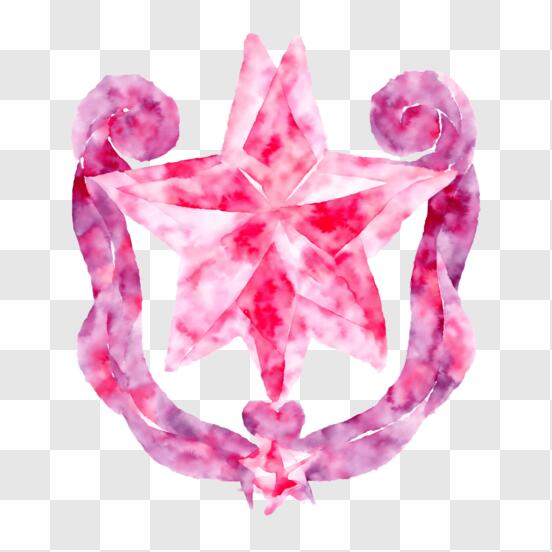 Rosa Stern PNG – Kostenlose & Hochwertige Transparente Rosa Stern PNG ...