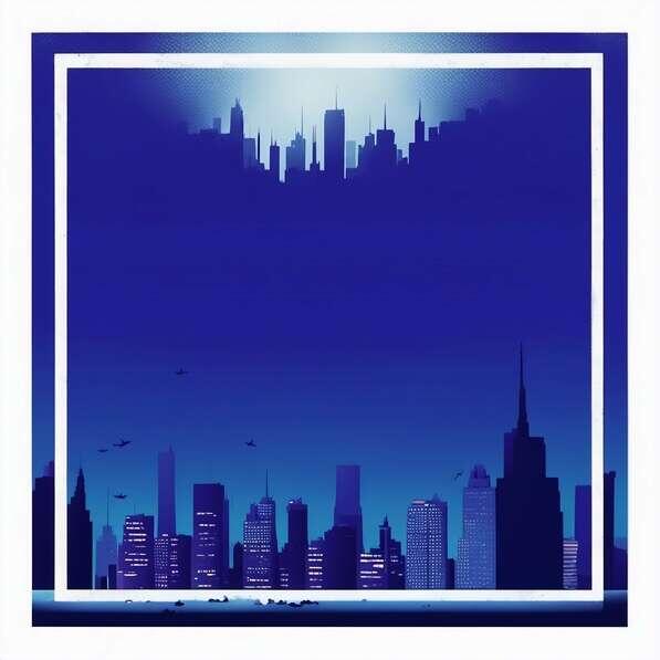 Download Stylized City Skyline at Twilight Backgrounds Online ...