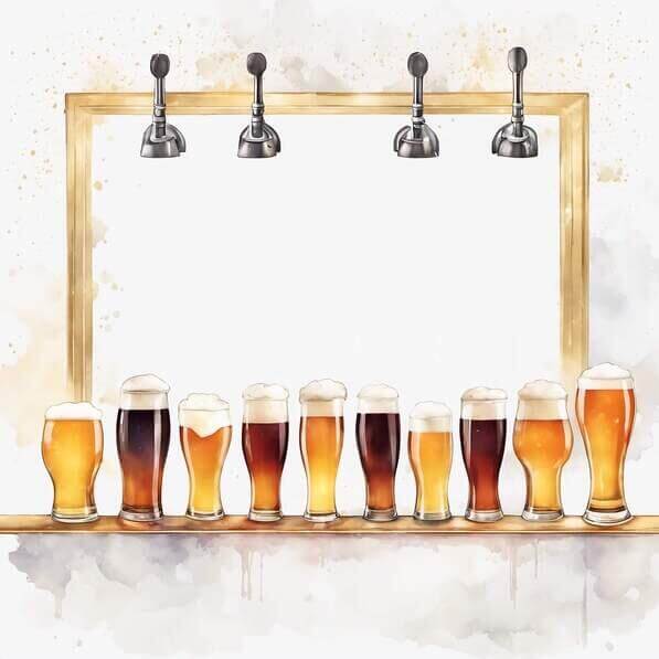 Download Bar with Beer Glasses and Taps Backgrounds Online - Creative ...