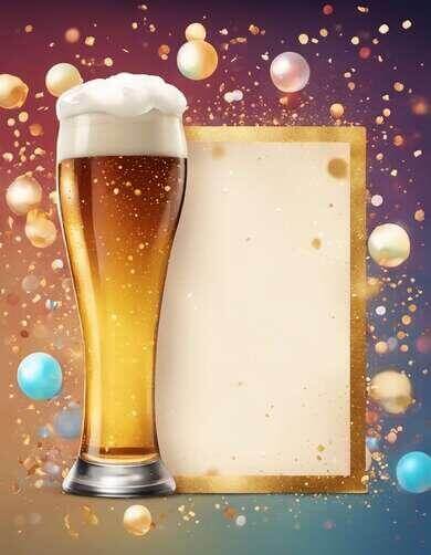 Download Cheers to a Celebration with Beer and Colorful Balloons ...