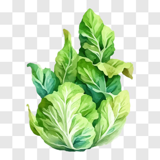 Download Fresh and Colorful Green Leafy Vegetables PNGs Online ...