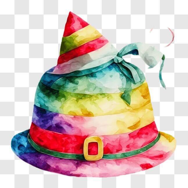 Download Colorful Wizard Hat for Art and Decoration PNG Online ...