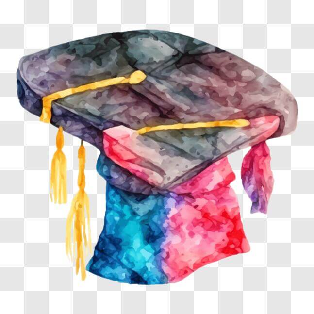 Download Colorful Graduation Cap with Tassels | Education Stock Photo ...