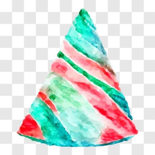 Download Colorful Triangular Hat for Festive Occasions PNG Online ...