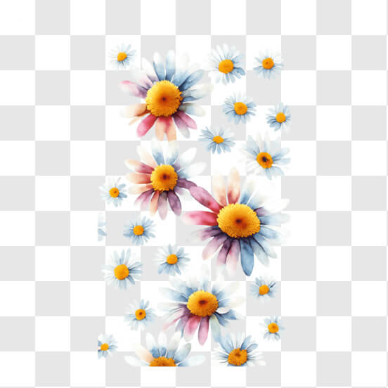 Retro Daisy PNG - Download Free & Premium Transparent Retro Daisy PNG ...