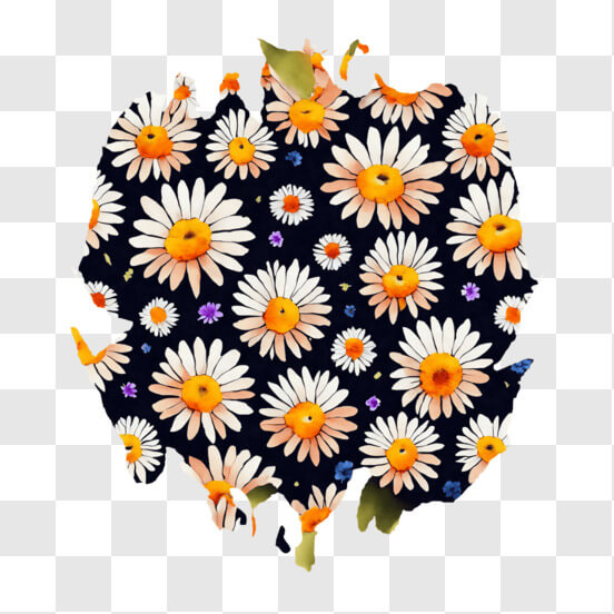 Retro Daisy PNG - Download Free & Premium Transparent Retro Daisy PNG ...