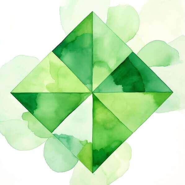 Download Abstract Green Diamond Watercolor Painting Backgrounds Online ...