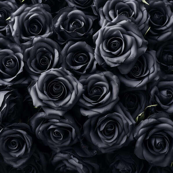Download Black Rose Flower Arrangement for Weddings and Birthdays ...