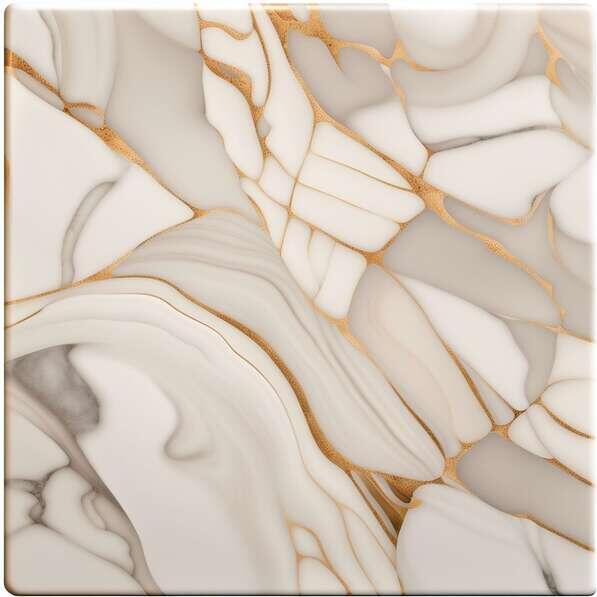 Download White Marble Tile with Gold Accents Backgrounds Online ...