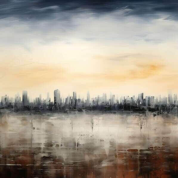 Download Abstract City Skyline Painting Backgrounds Online - Creative ...