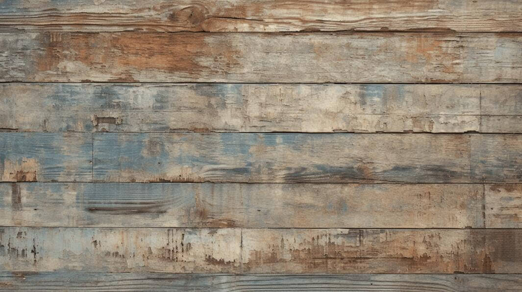 Download Distressed Wood Wall with Blue, Brown, and White Paint ...