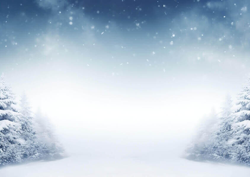 Download Snowy Landscape with Trees and Falling Snow Backgrounds Online ...