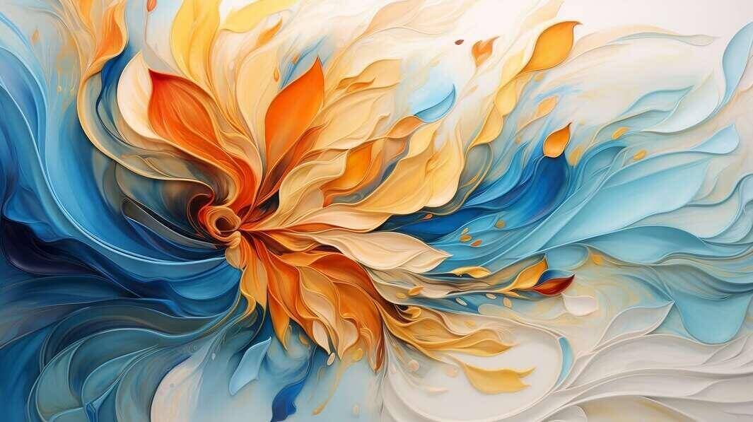 Download Abstract Flower Painting Backgrounds Online - Creative Fabrica