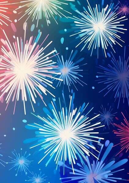 Download Colorful Fireworks Background for Celebrations and Events ...