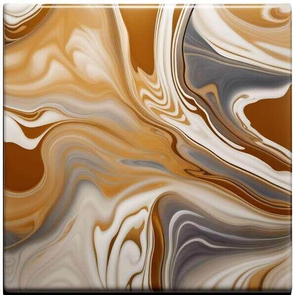 Download Marbled Surface Artwork in White, Brown, and Gray Backgrounds ...